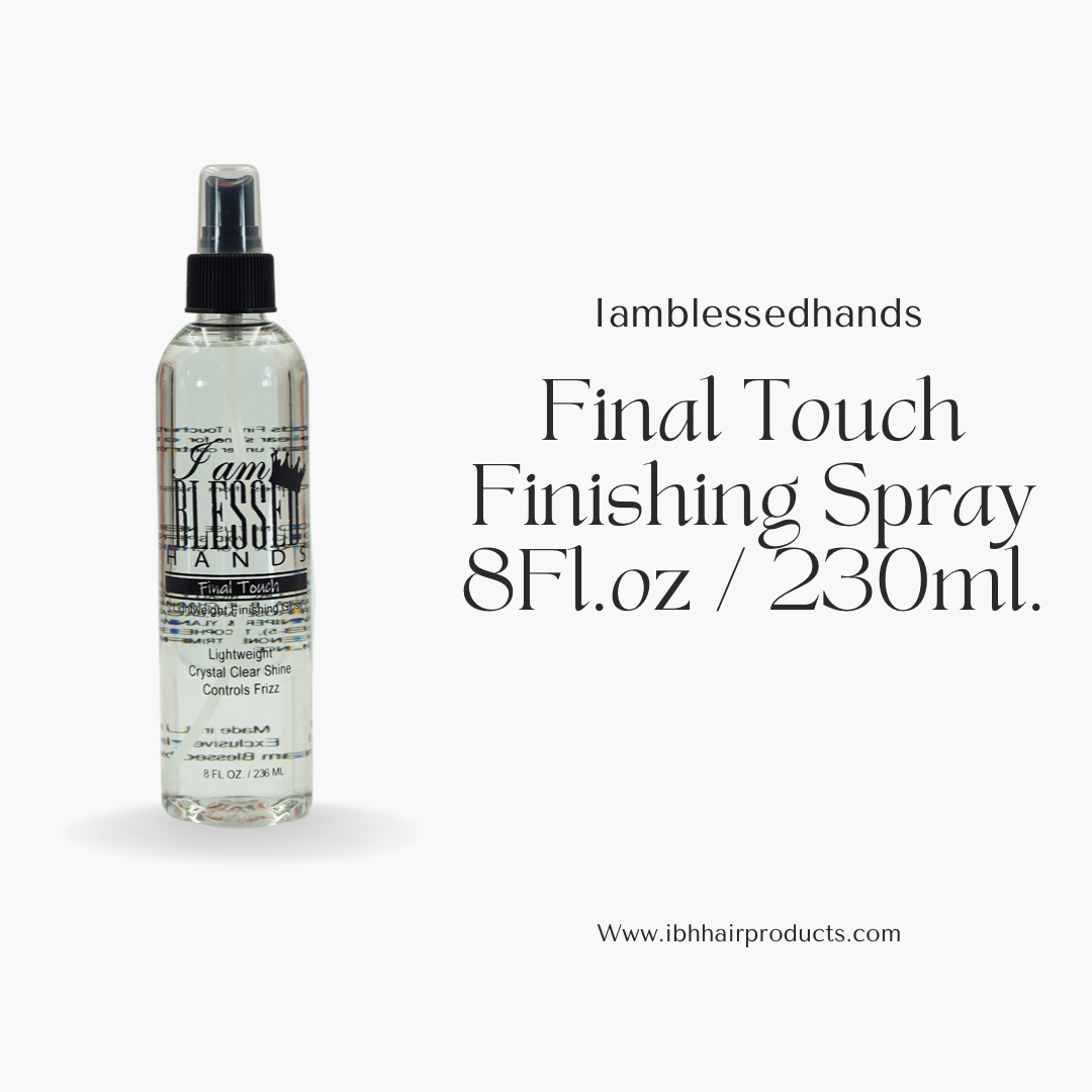 Finishing Spray – Iamblessedhands Hair Products